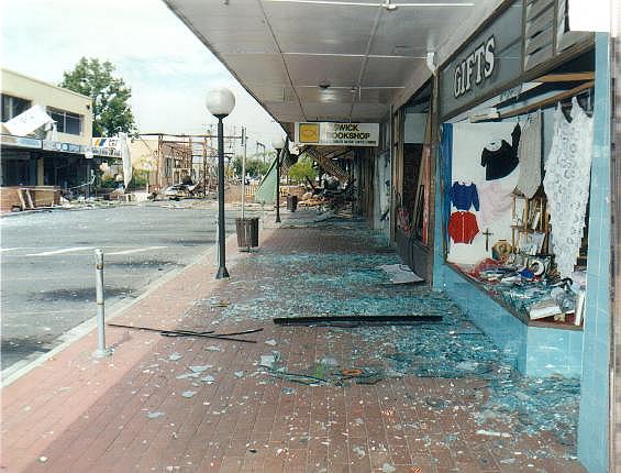 Devastation of Church Street, Morwell - 17 March 1991 | Morwell ...